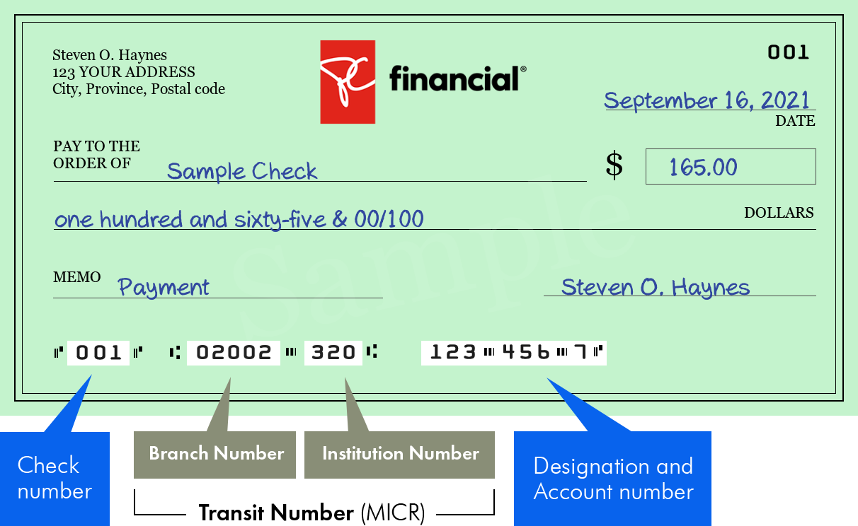 02002 320 Transit Number For The President s Choice Bank In Toronto 02002 320 Transit Number For The President s Choice Bank In Toronto
