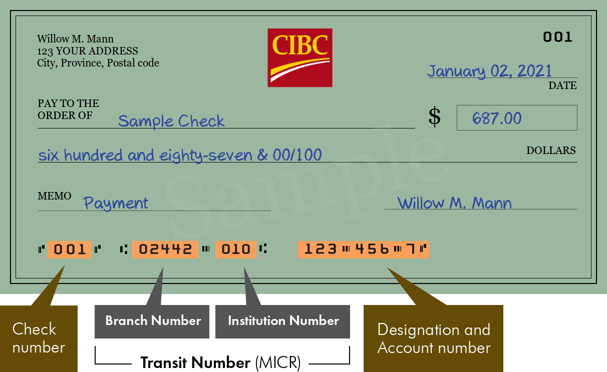 02442-010 — Transit Number for the Canadian Imperial Bank Of Commerce ...