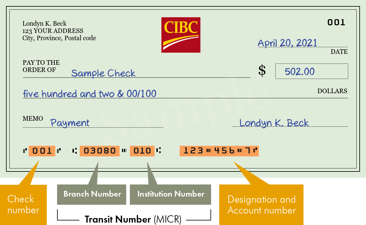 001003080 — Routing Number for the Canadian Imperial Bank Of Commerce ...
