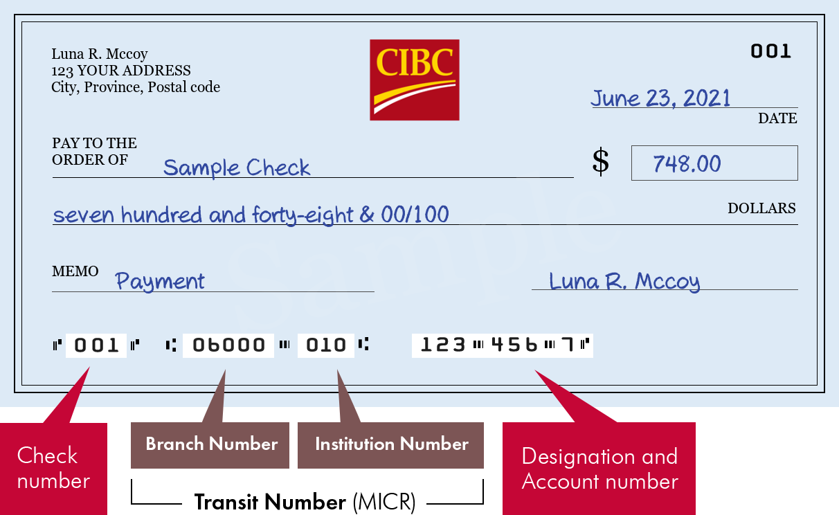 001006000 — Routing Number for the Canadian Imperial Bank Of Commerce ...
