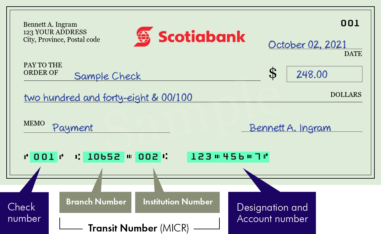 000210652 — Routing Number for the The Bank Of Nova Scotia in Milton