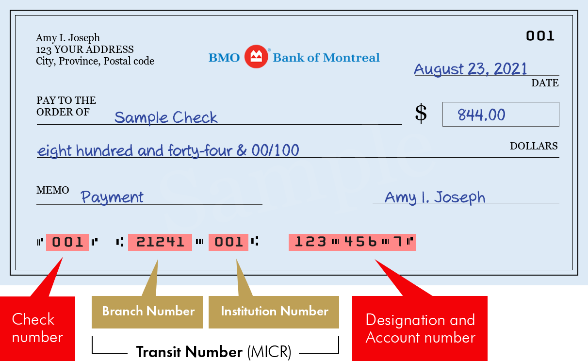 000121241 — Routing Number for the Bank Of Montreal in Montreal