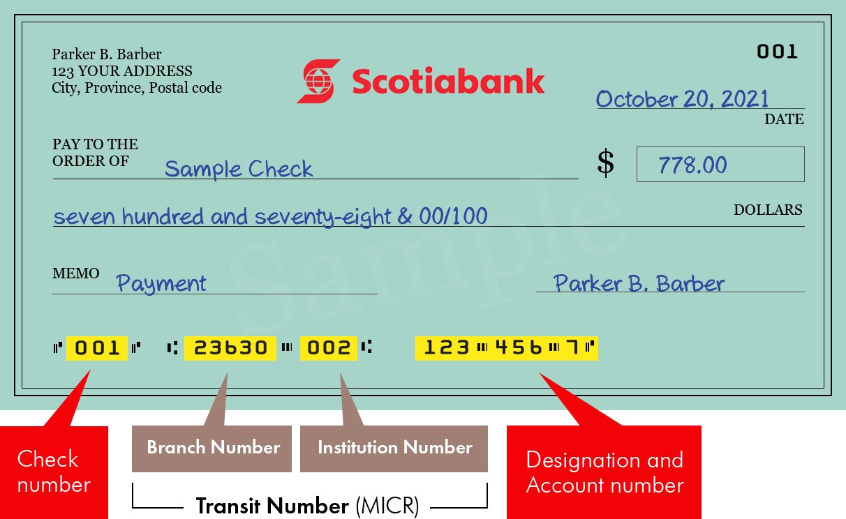 000223630 — Routing Number for the The Bank Of Nova Scotia in Surrey