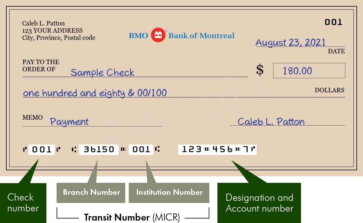 000136150 — Routing Number for the Bank Of Montreal in Victoria