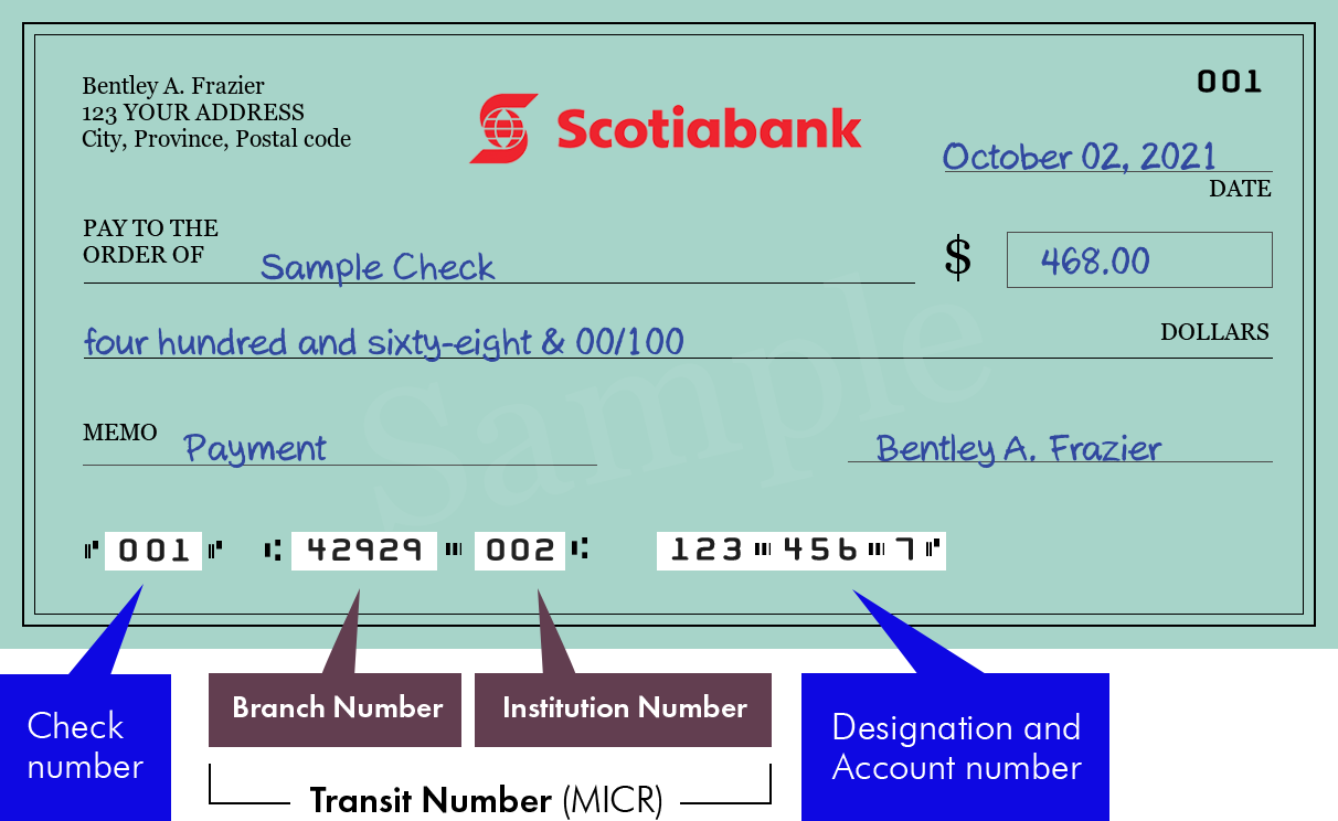 000242929 — Routing Number for the The Bank Of Nova Scotia in Toronto