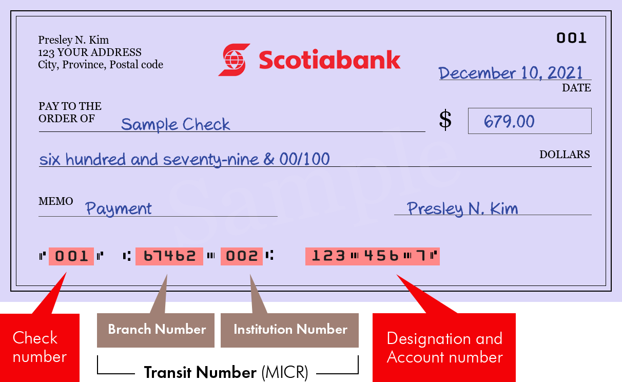 67462-002 — Transit Number for the The Bank Of Nova Scotia in Scarborough