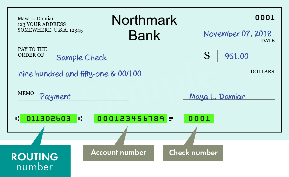 Northmark Bank - search routing numbers, addresses and phones of branches