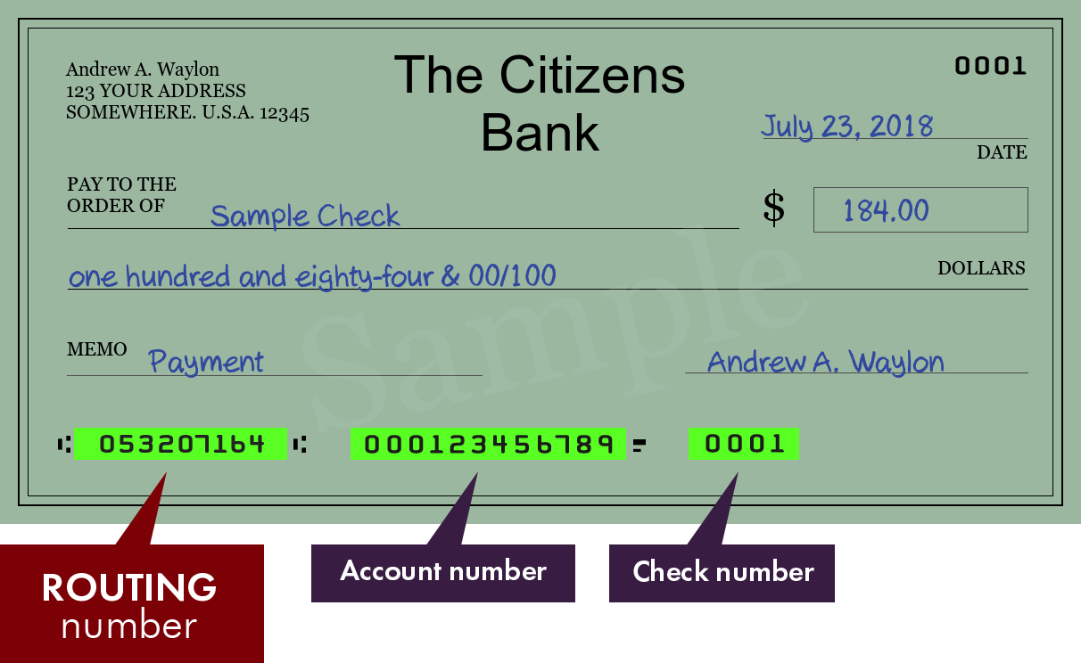 The Citizens Bank - search routing numbers, addresses and phones of ...