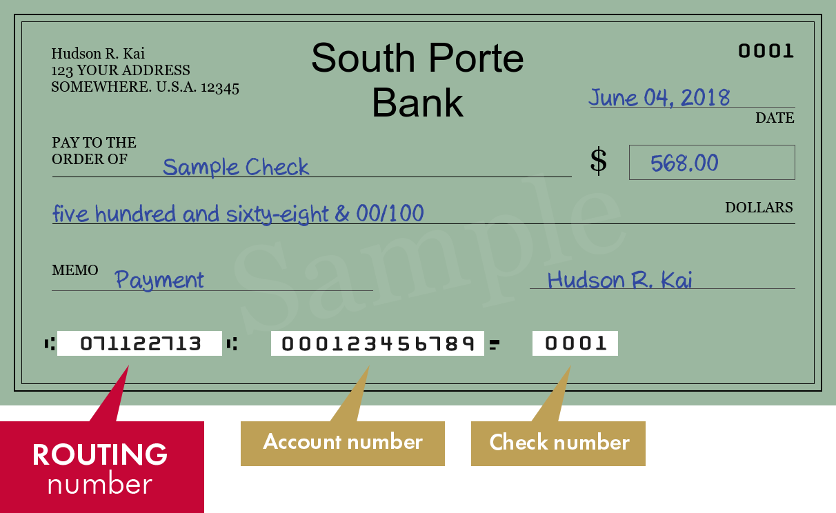 South Porte Bank - search routing numbers, addresses and phones of branches