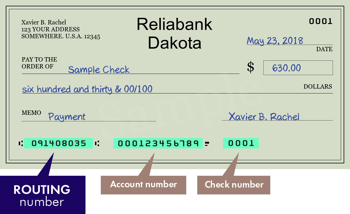 Reliabank Dakota - search routing numbers, addresses and phones of branches