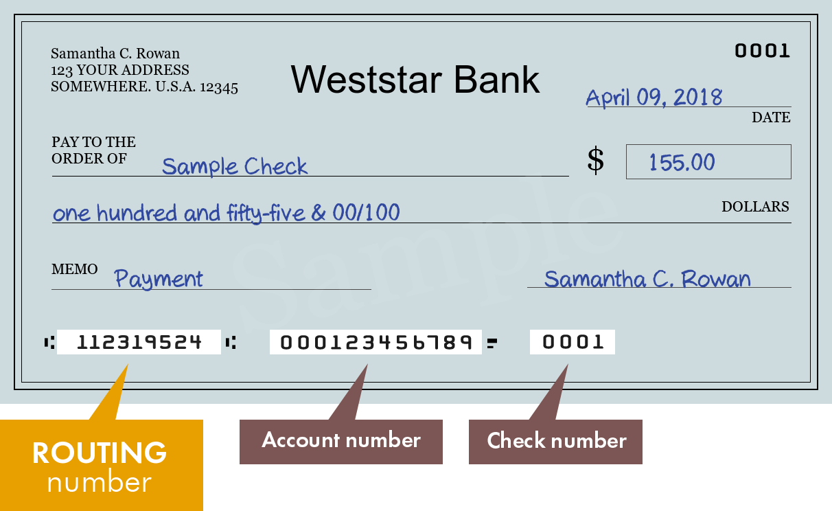 Weststar Bank - search routing numbers, addresses and phones of branches