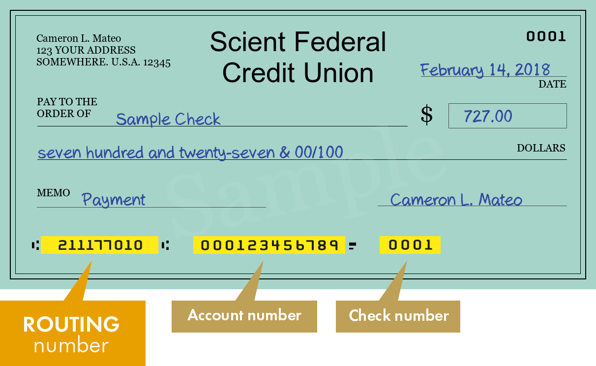 Scient Federal Credit Union - search routing numbers, addresses and ...