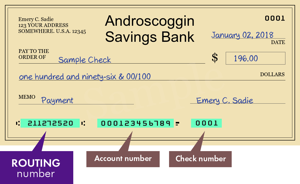 Androscoggin Savings Bank - search routing numbers, addresses and ...