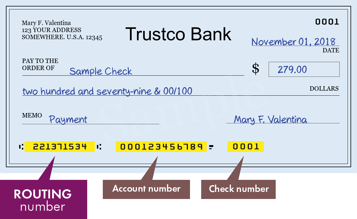 Trustco Bank - search routing numbers, addresses and phones of branches