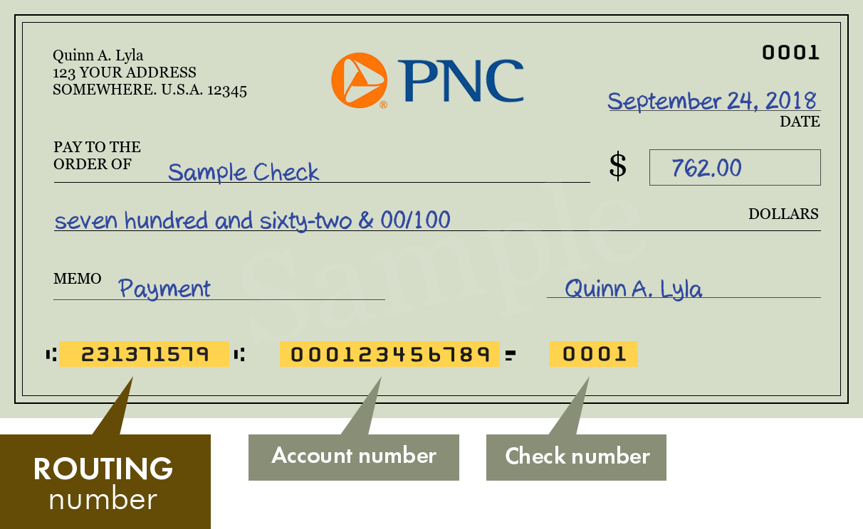 231371579 — Routing Number of Pnc Bank, N.A. in Pittsburgh