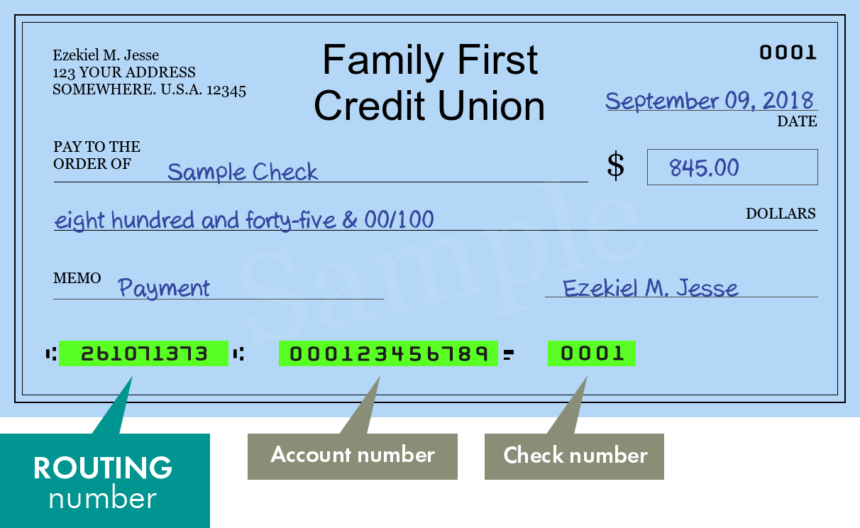 Family First Credit Union - search routing numbers, addresses and ...