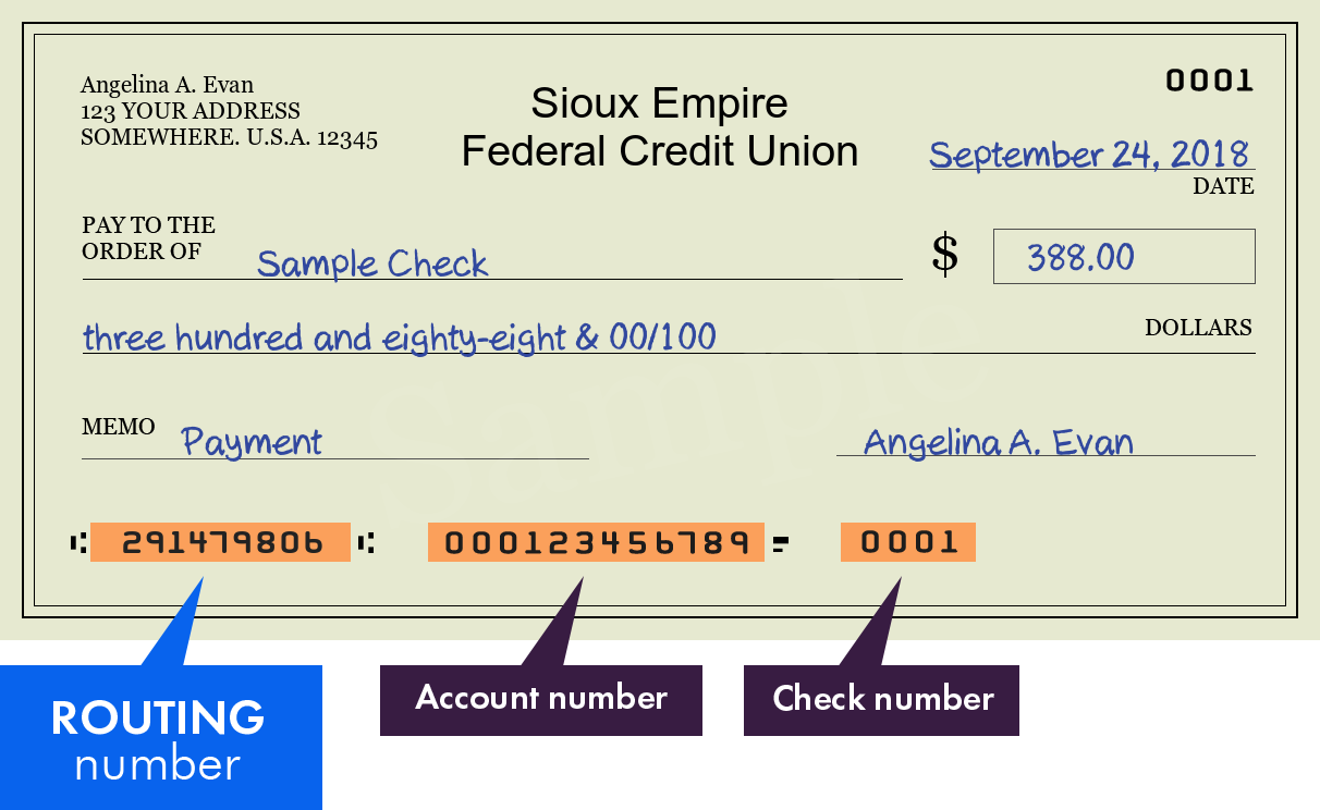 Sioux Empire Federal Credit Union - search routing numbers, addresses ...
