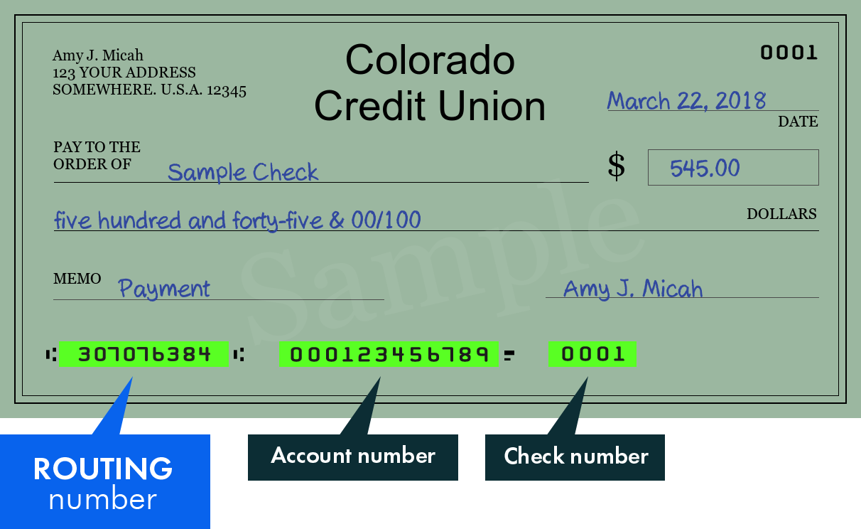 Colorado Credit Union - search routing numbers, addresses and phones of ...