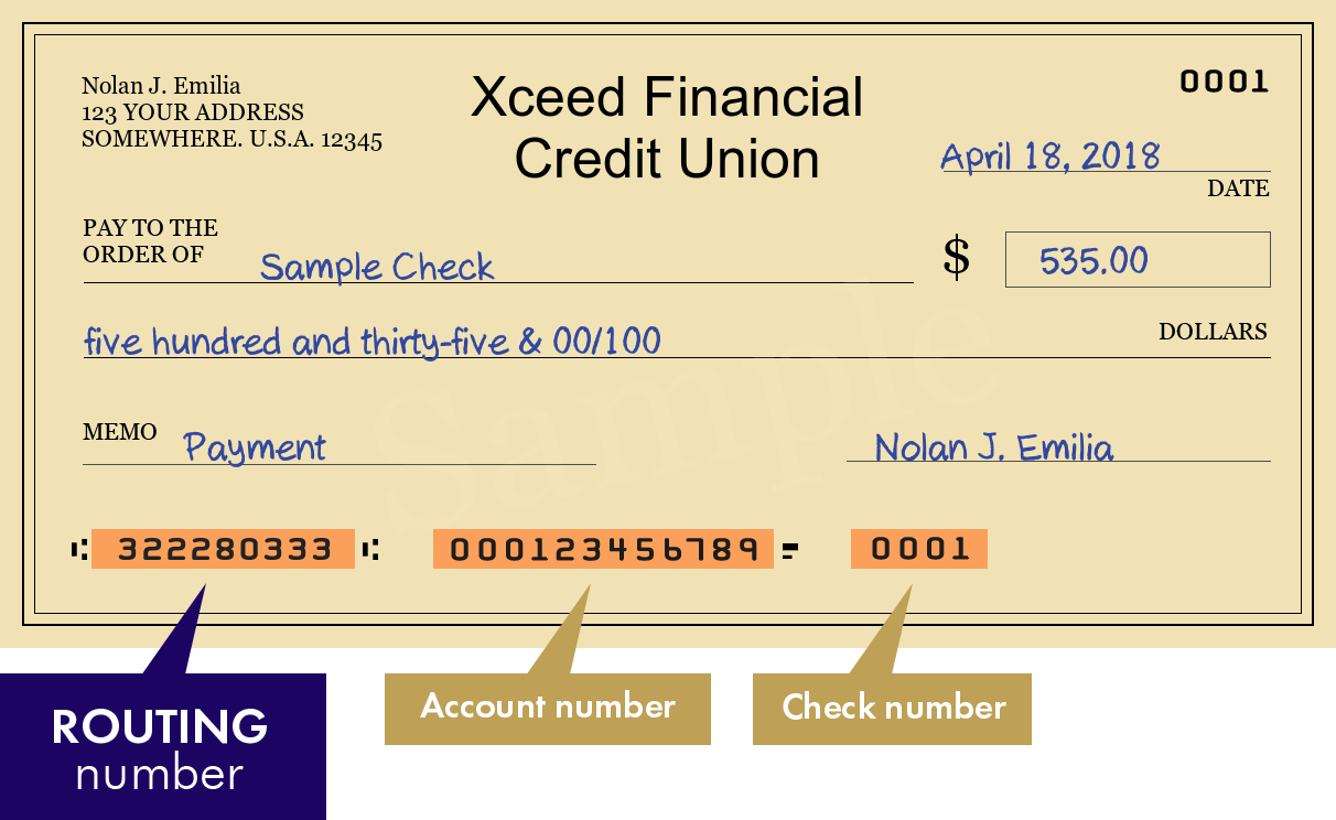Xceed Financial Credit Union - search routing numbers, addresses and ...