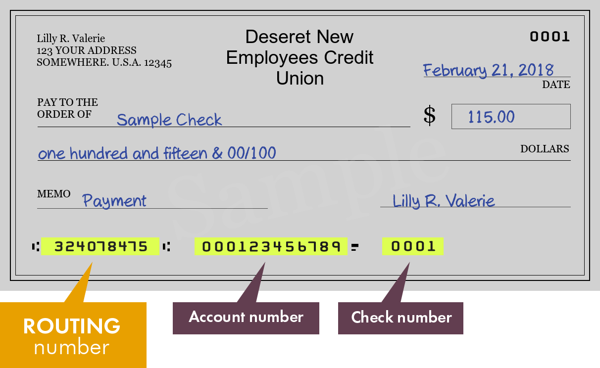 Deseret New Employees Credit Union - search routing numbers, addresses ...