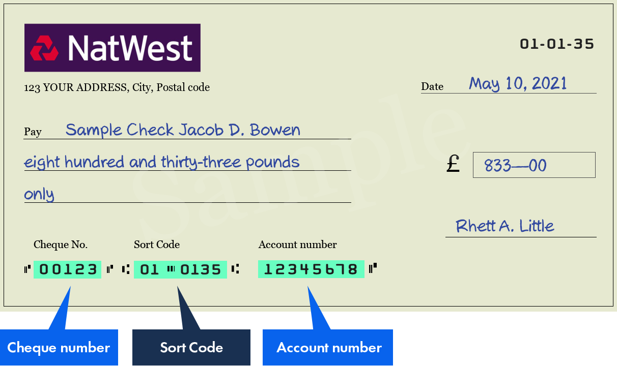 Sort Code 010135 of National Westminster Bank plc in Chatham