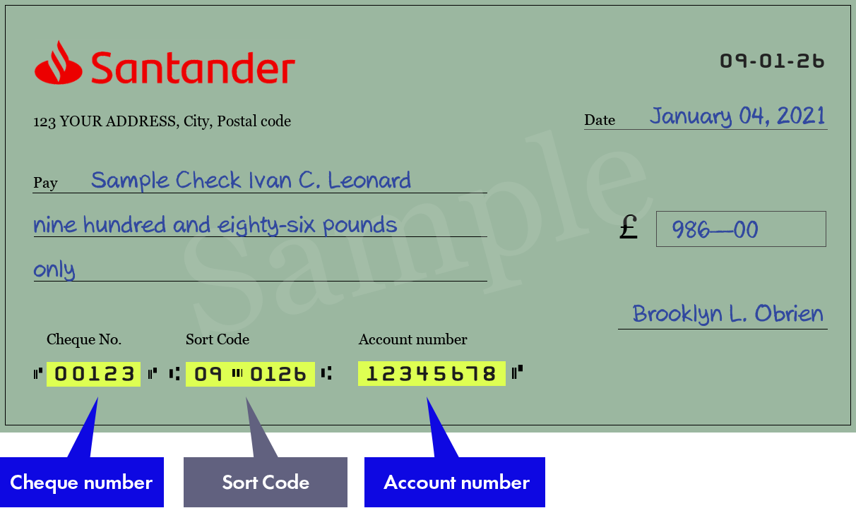 Sort Code 090126 Of Santander UK In Merseyside Sort Code 090126 Of Santander UK In Merseyside