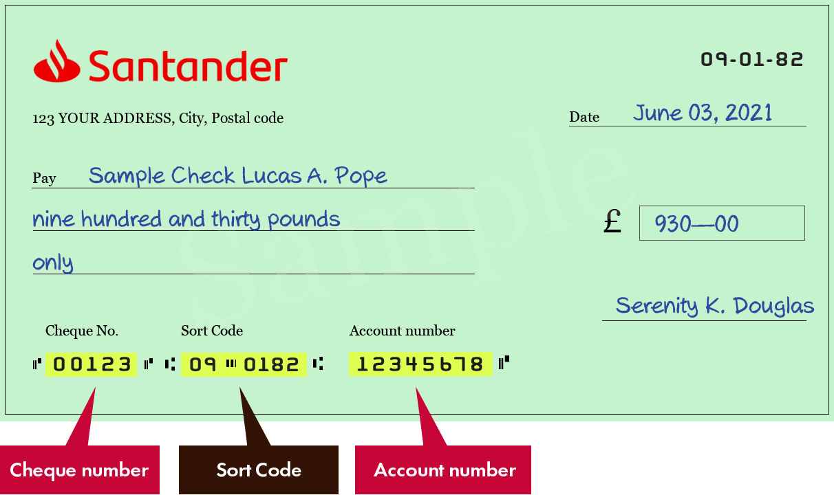 Sort Code 090182 of Santander UK in Merseyside