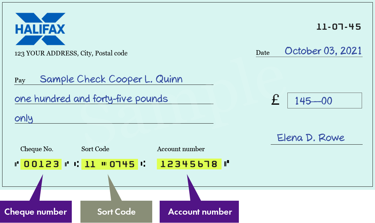 Sort Code 110745 Of Halifax In Leeds sort-code-110745-of-halifax-in-leeds