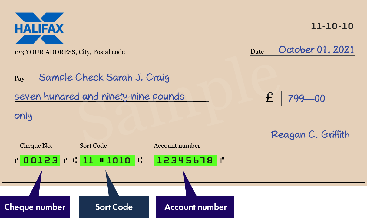 Sort Code 111010 Of Halifax In Leeds Sort Code 111010 Of Halifax In Leeds