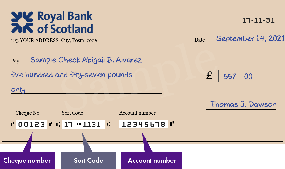 Sort Code 171131 of RBS Royal Bank of Scotland in Liverpool