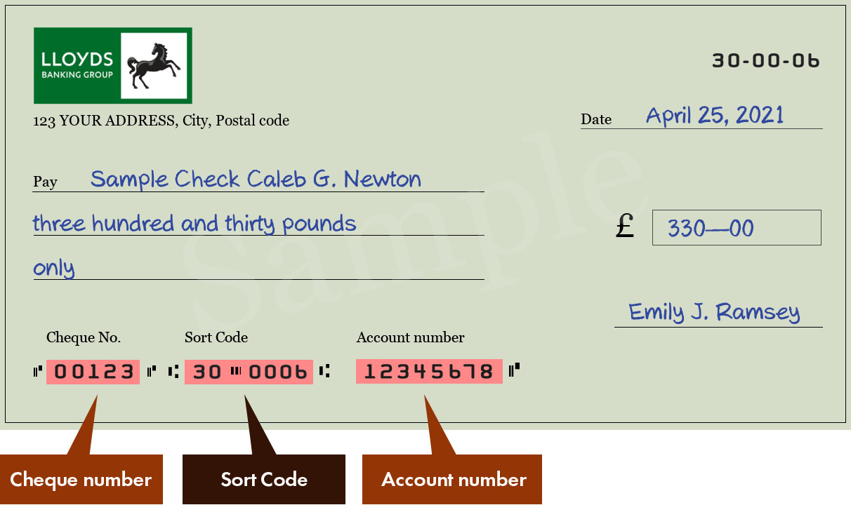Sort Code 300006 Of Lloyds Bank Plc In Chelmsford Sort Code 300006 Of Lloyds Bank Plc In Chelmsford