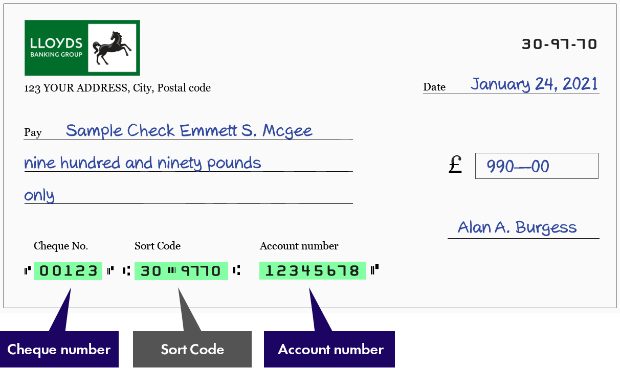 Sort Code 309770 of Lloyds Bank plc in Essex