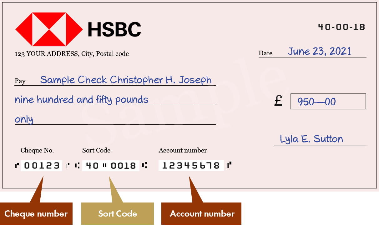 Sort Code 400018 of Hsbc Bank plc in London