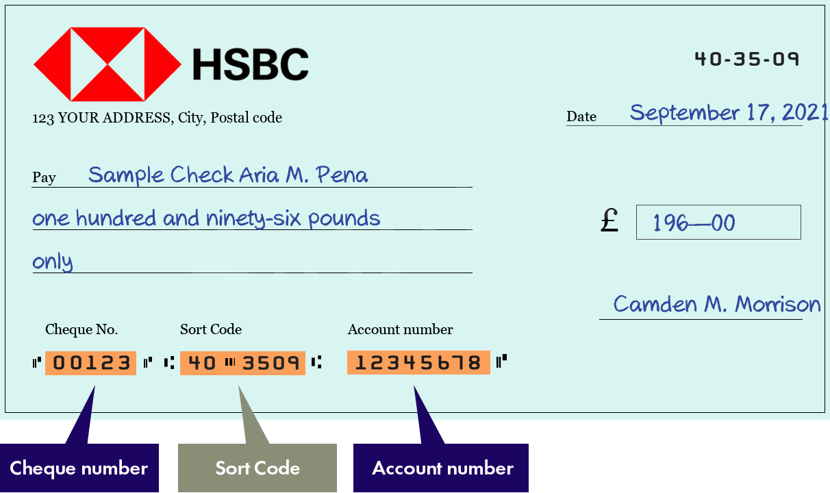 Sort Code 403509 of Hsbc Bank plc in Norwich