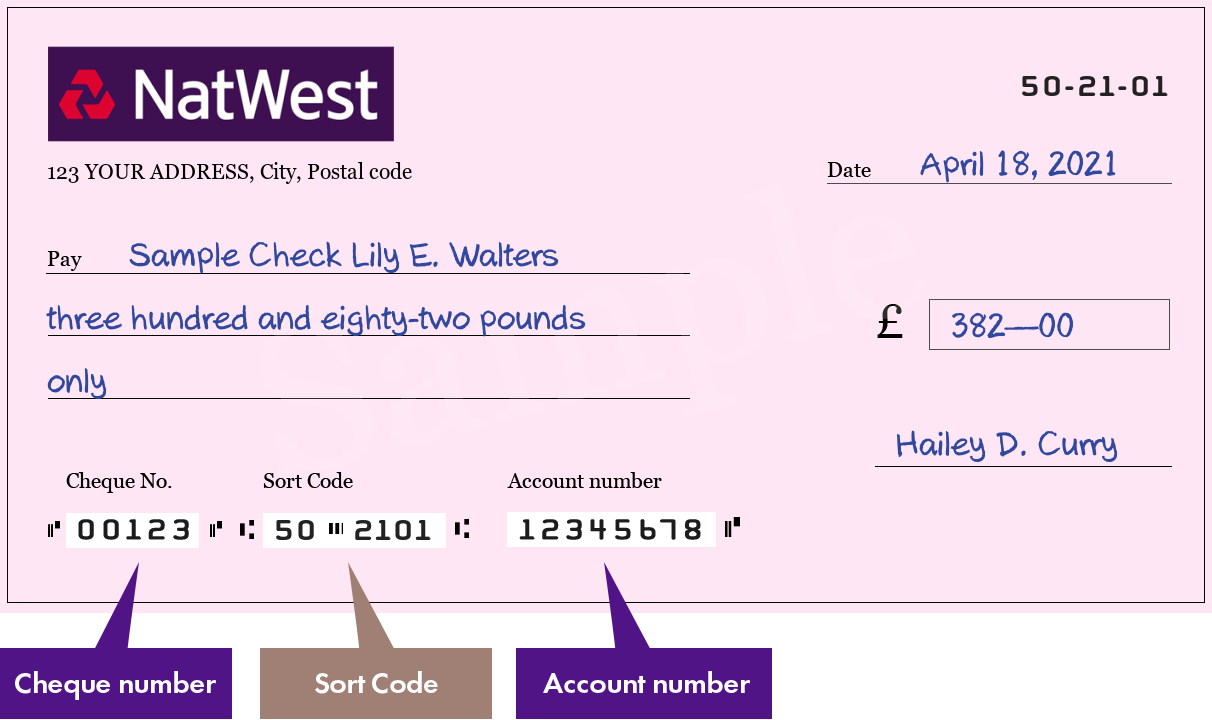 Sort Code 502101 Of National Westminster Bank Plc In Chatham Sort Code 502101 Of National Westminster Bank Plc In Chatham