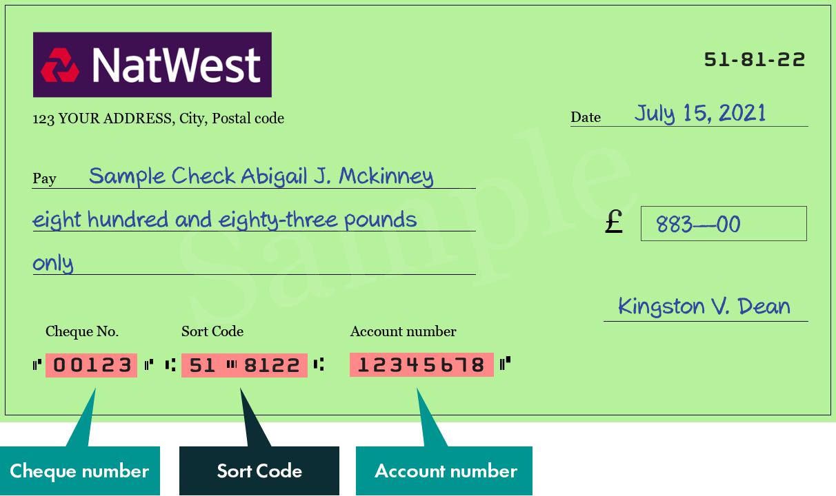 Sort Code 518122 Of National Westminster Bank Plc In Chatham Sort Code 518122 Of National Westminster Bank Plc In Chatham