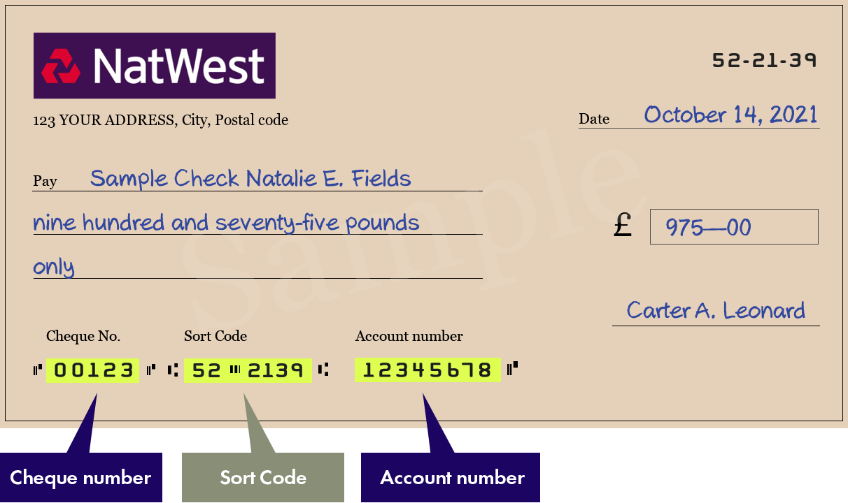 Sort Code 522139 of National Westminster Bank plc in Leicester