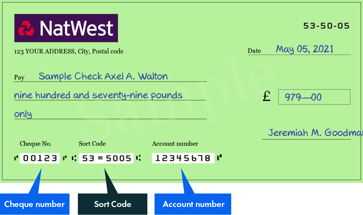 Sort Code 535005 of National Westminster Bank plc in Chatham