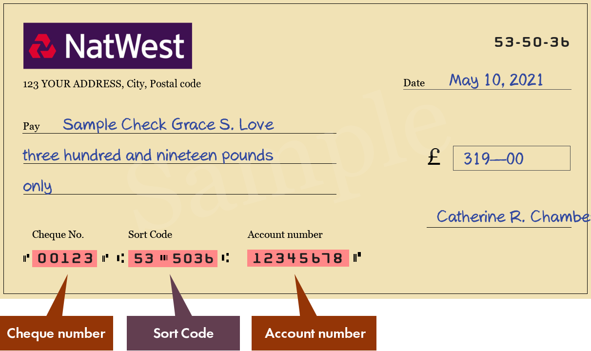 Sort Code 535036 of National Westminster Bank plc in Chatham