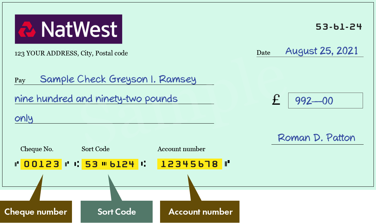 Sort Code 536124 of National Westminster Bank plc in Leicester