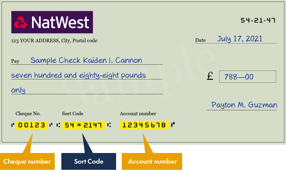 Sort Code 542147 of National Westminster Bank plc in Leicester