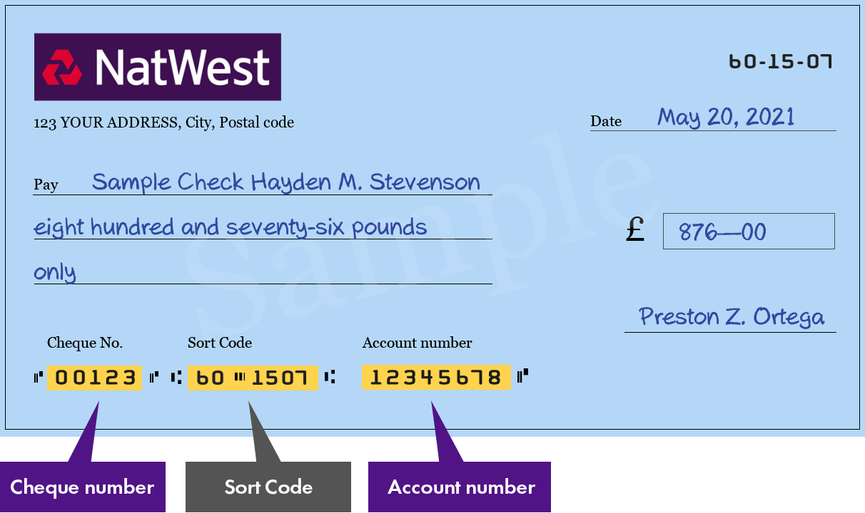 Sort Code 601507 Of National Westminster Bank Plc In Chatham Sort Code 601507 Of National Westminster Bank Plc In Chatham