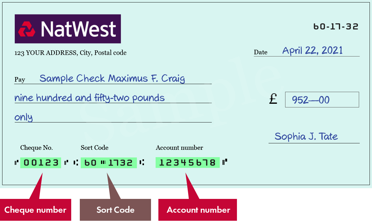 Sort Code 601732 of National Westminster Bank plc in Leicester