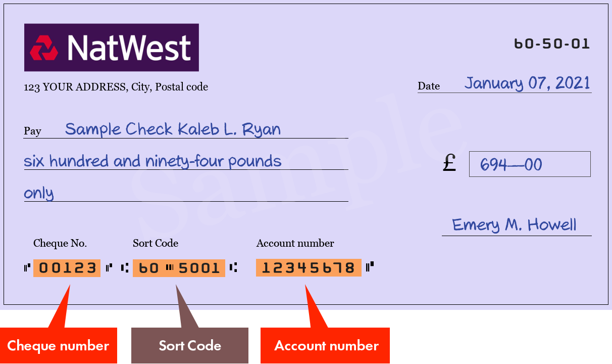 Sort Code 605001 Of National Westminster Bank Plc In Chatham