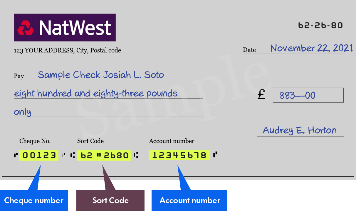 Sort Code 622680 Of National Westminster Bank Plc In Bolton